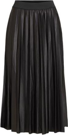 Vila Vila VINITBAN Skirt/SU - Noos, Jupe Femme, Black, S