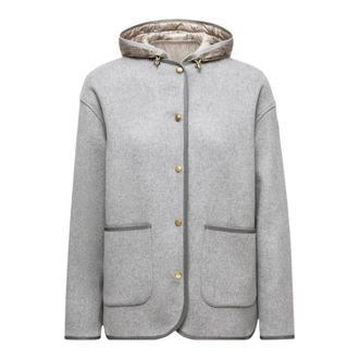 Moncler Reposse 3-in-1 Woll- und Kaschmir-Kurzdaunenjacke - - Jackets - Herren - Grau - M