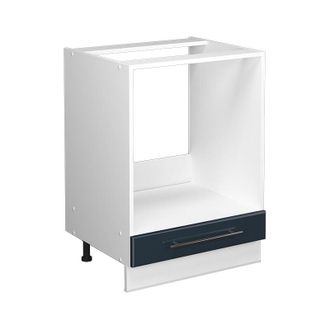 Vicco Meuble pour four Fame-Line, Bleu fonc&eacute; brillant, 60 cm sans plan de travail Vicco