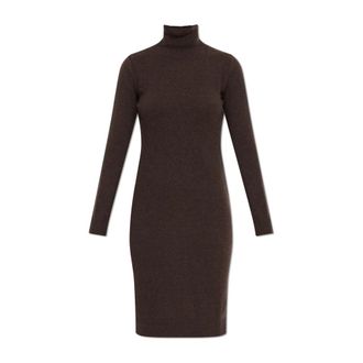 Maison Margiela Woll Rollkragenkleid - - Dresses - Damen - Braun - S