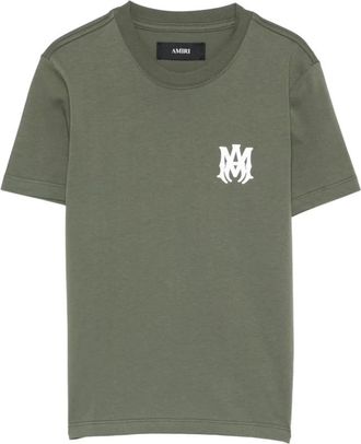 Amiri Femme, Tops, Vert, Taille: 36 FR Ma Core Logo Tee