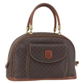 Celine Sac &agrave; main vintage en plastique Pre-owned - Femme - Pre-owned - Brun - Taille: ONE Size