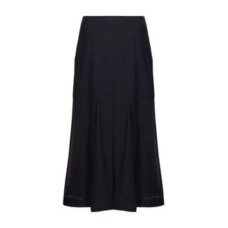 Ferragamo Seiden Schwarzer Rock - - Skirts - Damen - Schwarzk - XS