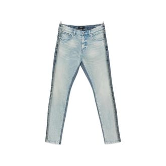 Purple Faded Panelled Jeans