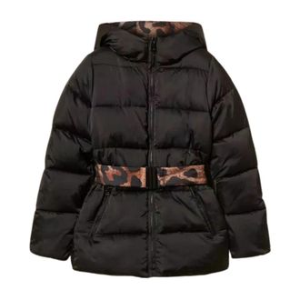 Twinset Pufferjacke mit Wendeg&uuml;rtel - - Jackets - Damen - Schwarzk - L
