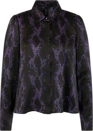 Marc Cain Seidenbluse mit Schlangenprint - - Blouses & Shirts - Damen - Mehrfarbig - 2XL
