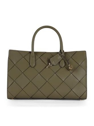 Michael Kors MD EW Satchel, Hand Bag Women, Safari Green, Taille Unique