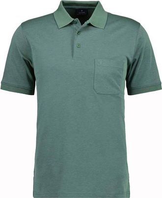 Ragman Herren RAGMAN Kurzarm Softknit Poloshirt Medium, Tuerkis/gruen-341