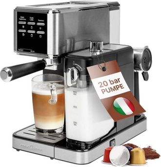 Profi Cook Profi Cook pc-es-ka 1266 Machine &agrave; expresso acier inoxydable avec mousseur &agrave; lait automatique A729433