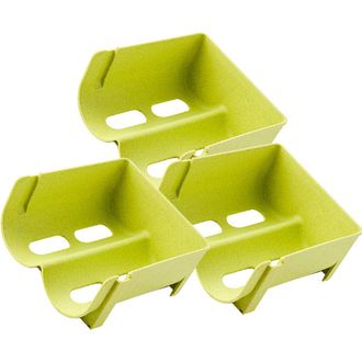 NUOBESTY NUOBESTY Stapelbarer Bierflaschenhalter Kunststoff 3 St&uuml;ck Multifunktional Getr&auml;nkeaufbewahrung f&uuml;r K&uuml;che und Vorratskammer Stabiler Organizer f&uuml;r Bie