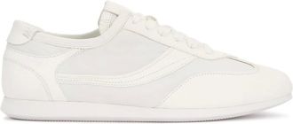 Kazar Homme, Chaussures, Blanc, Taille: 43 EU Baskets Kazar Studio blanches en cuir v&eacute;ritable et tissu