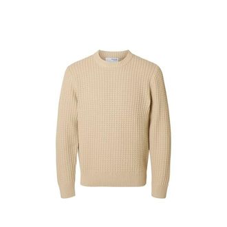 Selected Pull col rond en coton