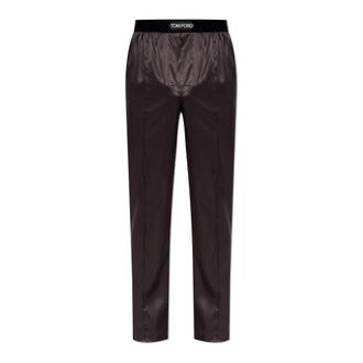 Tom Ford Silk Pajama Bottoms - - Nightwear & Lounge - Herren - Braun - S
