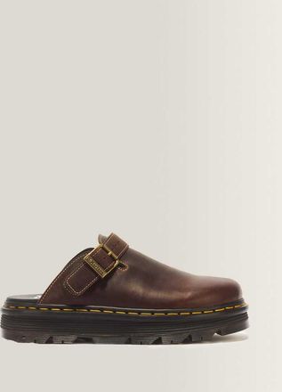 Dr. Martens Zebzag Crazy Horse Leder Mules in Braun, Gr&ouml;&szlig;e: 36