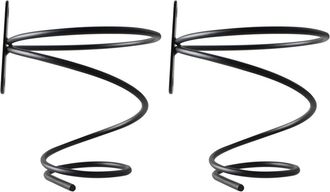 Happyyami HOLIDYOYO 2 St&uuml;ck Wandmontierte Weinregale aus Eisen Einzelflaschenhalter Platzsparender Metall Weinflaschenhalter f&uuml;r Bar und K&uuml;che Inklusive Montage