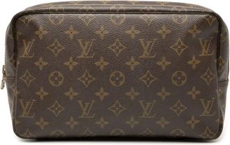 Louis Vuitton 1990 Monogram Trousse Toilette 28 clutch bag - Braun