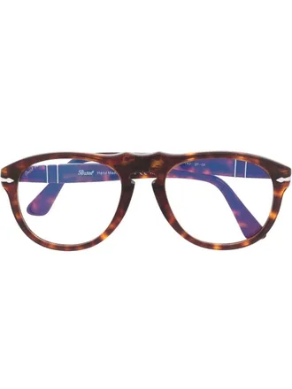 Persol Pilotenbrille in Schildpattoptik - Braun