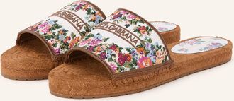 Dolce & Gabbana Pantoletten weiss