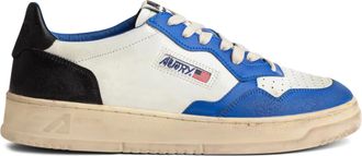 Autry Baskets Super Vintage Low Cuir Bicolore Autry