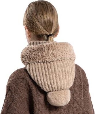 Generic &Eacute;charpe &agrave; capuche | Cordon de serrage | Chapeau dhiver avec &eacute;charpe - pour temps chaud et froid, aventure, voyage, randonn&eacute;e, ski, No&euml;l, anniversaire,