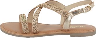 Les Tropeziennes LES TROPEZIENNES PAR M. BELARBI Damen Diams Sandalenschuhe, Gold Craquele, 36 EU