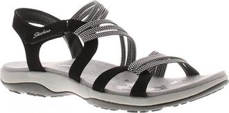 Skechers Reggae Slim Summer of Fun Black & White Gore/Black Durabuck Pointure 39 EU