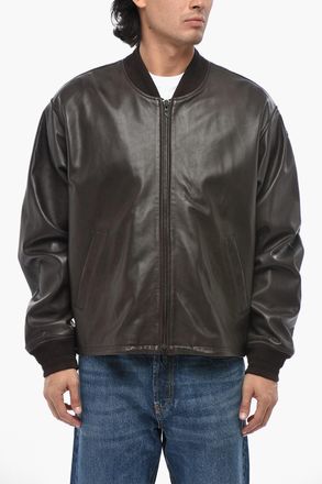Diesel Leather Bomber Jacket L-KHAT Diesel