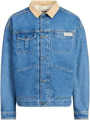 Columbia Veste denim Acker Rock &agrave; col contrastant