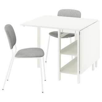 IKEA VIHALS / VIHALS Tisch und 2 St&uuml;hle