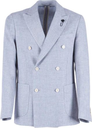 Lardini Homme, Vestes, Bleu, Taille: M Roma Jacket