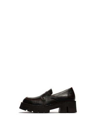 FLY London Femme BOIL161FLY Loafer, Noir, 37 EU