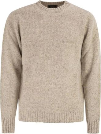 PESERICO Homme, Pulls, Beige, Taille: L Pull Ras du Cou