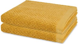 ROSS Harmony 2er Set Duscht&uuml;cher - Weicher Walkfrottee 520 g/m&sup2;, Hautfreundlich & Saugstark, Flauschiges Duschtuch mit Eleganter Saumstickerei - Zeitloses 