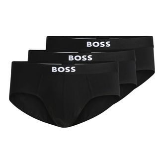 HUGO BOSS Homme, Sous-vêtements, Noir, Taille: M Sous-vêtements Homme en Coton Stretch HipBr 3P