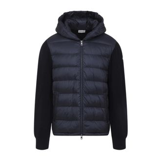 Moncler Homme, Vestes, Bleu, Taille: XL Pull Bleu pour Homme Aw25