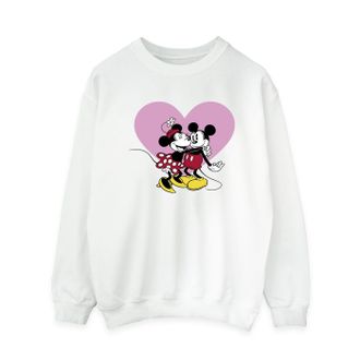 Disney Mickey Mouse Love Languages Sweatshirt f&uuml;r Damen (Wei&szlig;)