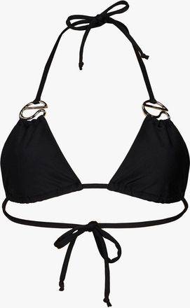 Coperni Haut de maillot de bain &agrave; nouer avec logo m&eacute;tallique