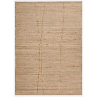 Sklum Emeline-Au&szlig;enteppich aus Jute und Baumwolle Beige Semoline 230x160 cm