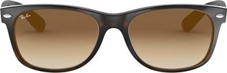 Ray-Ban Damen New Wayfarer Sonnenbrille, Crystal Brown Gradient (Kristall Braun Verlauf ), 52 mm EU