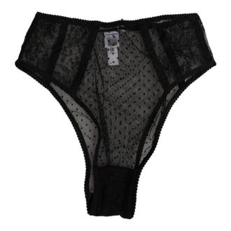 Dolce & Gabbana High Waist Brief Panties - - Underwear - Damen - Schwarzk - S