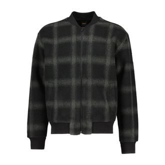 HUGO BOSS Ze Check Bomber - - Jackets - Herren - Schwarzk - 2XL