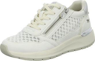 Mustang Jeans Mustang Damen 1487-304 Schnuerhalbschuh, Weiß, 39 EU