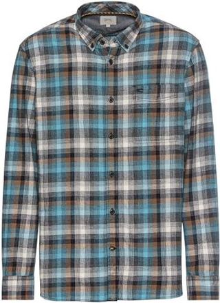 Camel Active T-Shirt &agrave; Manches Longues, Bleu Acier, M