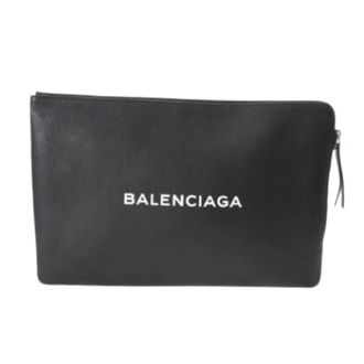 Balenciaga unisex, Pre-owned, Noir, Taille: ONE Size Pochette en cuir Pre-owned