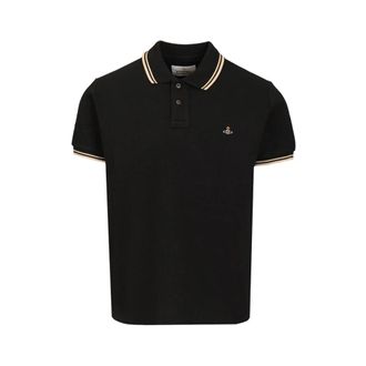 Vivienne Westwood Klassisches Polo - - Tops - Herren - Schwarzk - L