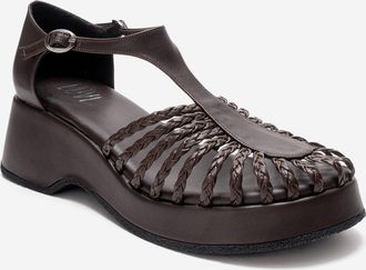 Prologue Barry Geflochten Keilabsatz Sandale