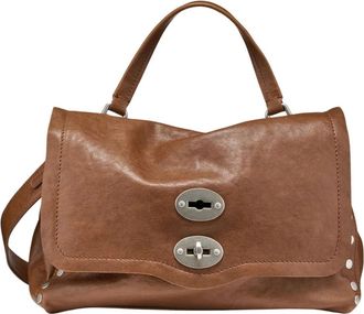 Zanellato Femme, Sacs, Brun, Taille: ONE Size Postina Tabacco Petit Sac &agrave; Main en Cuir
