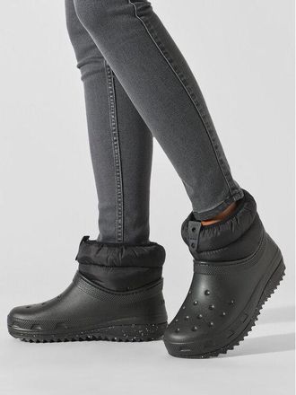 Crocs Stiefeletten Classic Neo Puff Shorty Boot W 207311 Schwarz