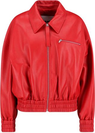 Jil Sander Bomberjacke Aus Leder