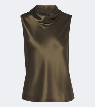 Leset Top Barb aus Satin